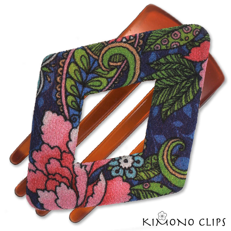 Diamond Hair Clip - large – Kimono Clips