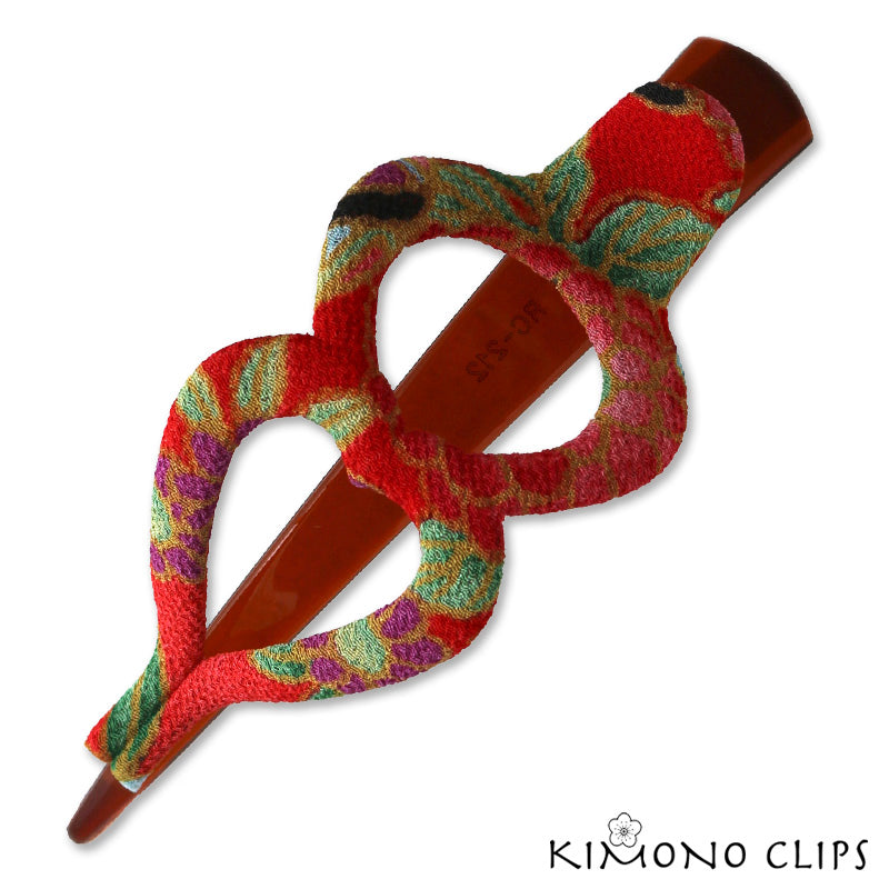 Double Heart Hair Clip - large – Kimono Clips