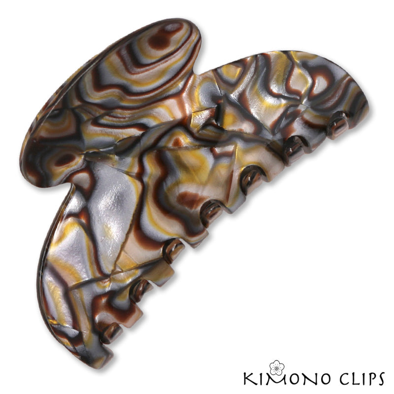French Handmade Round Claw Hair Clip - large – Kimono Clips