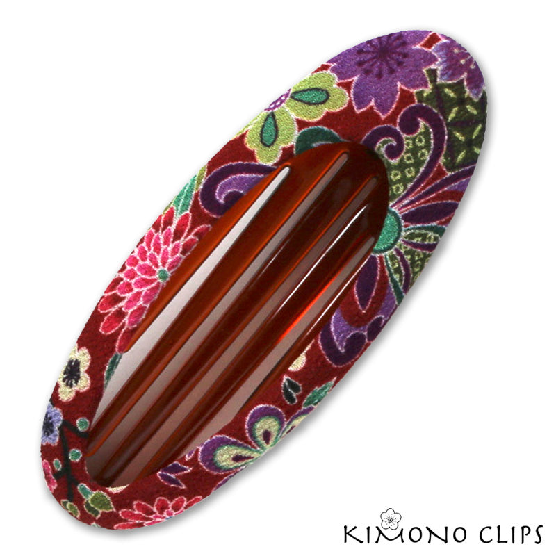French Oval Hair Clip - large – Kimono Clips