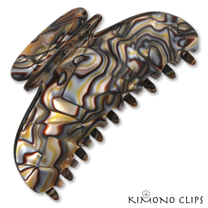 French Handmade Round Claw Hair Clip - extra large – Kimono Clips