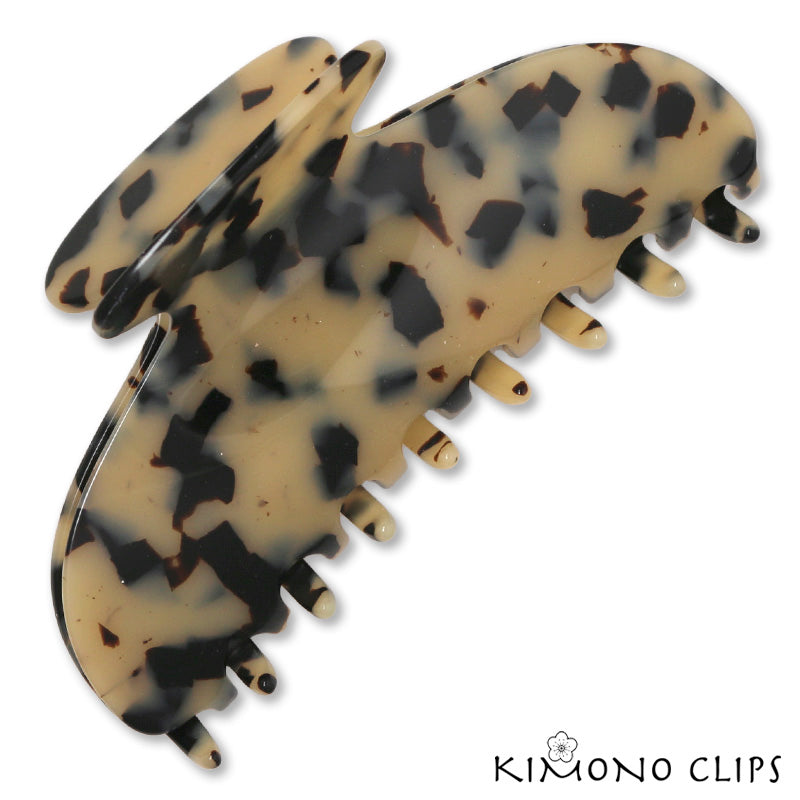 French Handmade Round Claw Hair Clip - extra large – Kimono Clips