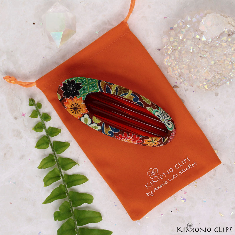 French Oval Hair Clip - large – Kimono Clips